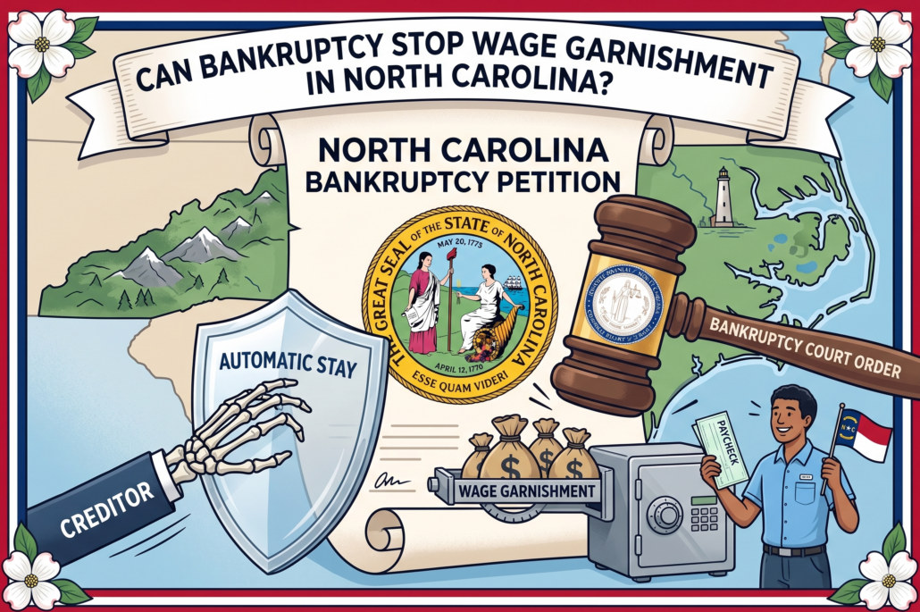 Can Bankruptcy Stop Wage Garnishment in NC?